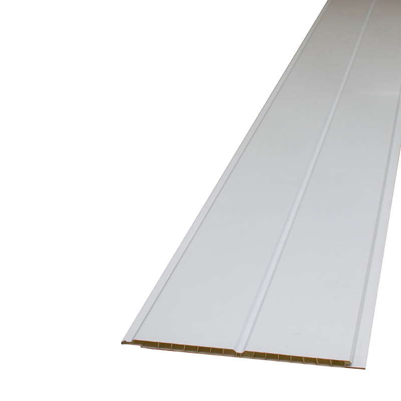 Ceiling Cladding Panels - Gloss White V Groove 2.7m